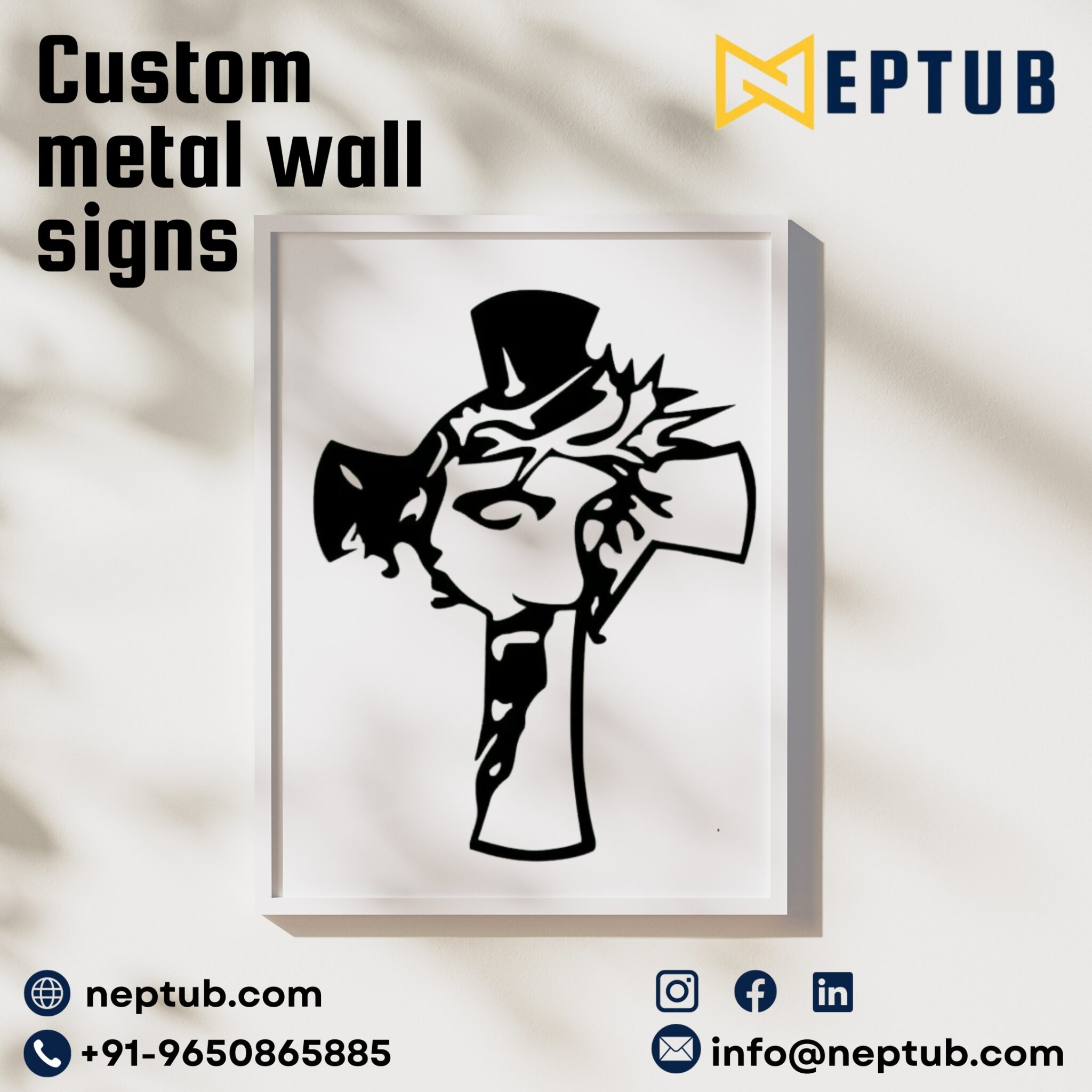 Custom Metal Wall Signs 🏡 Personalized Elegance for Home